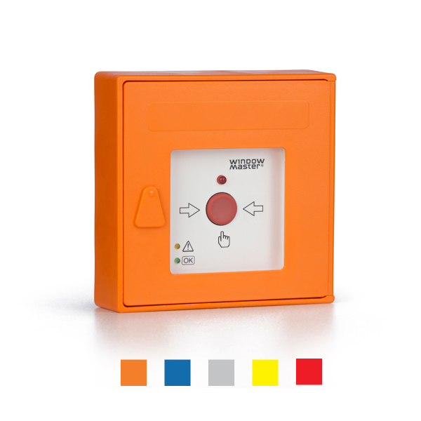 Break glass unit (primary), plastic housing, no connection for components