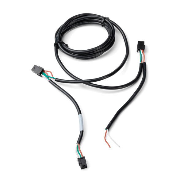 Connection cable for 2 actuators with entrapment