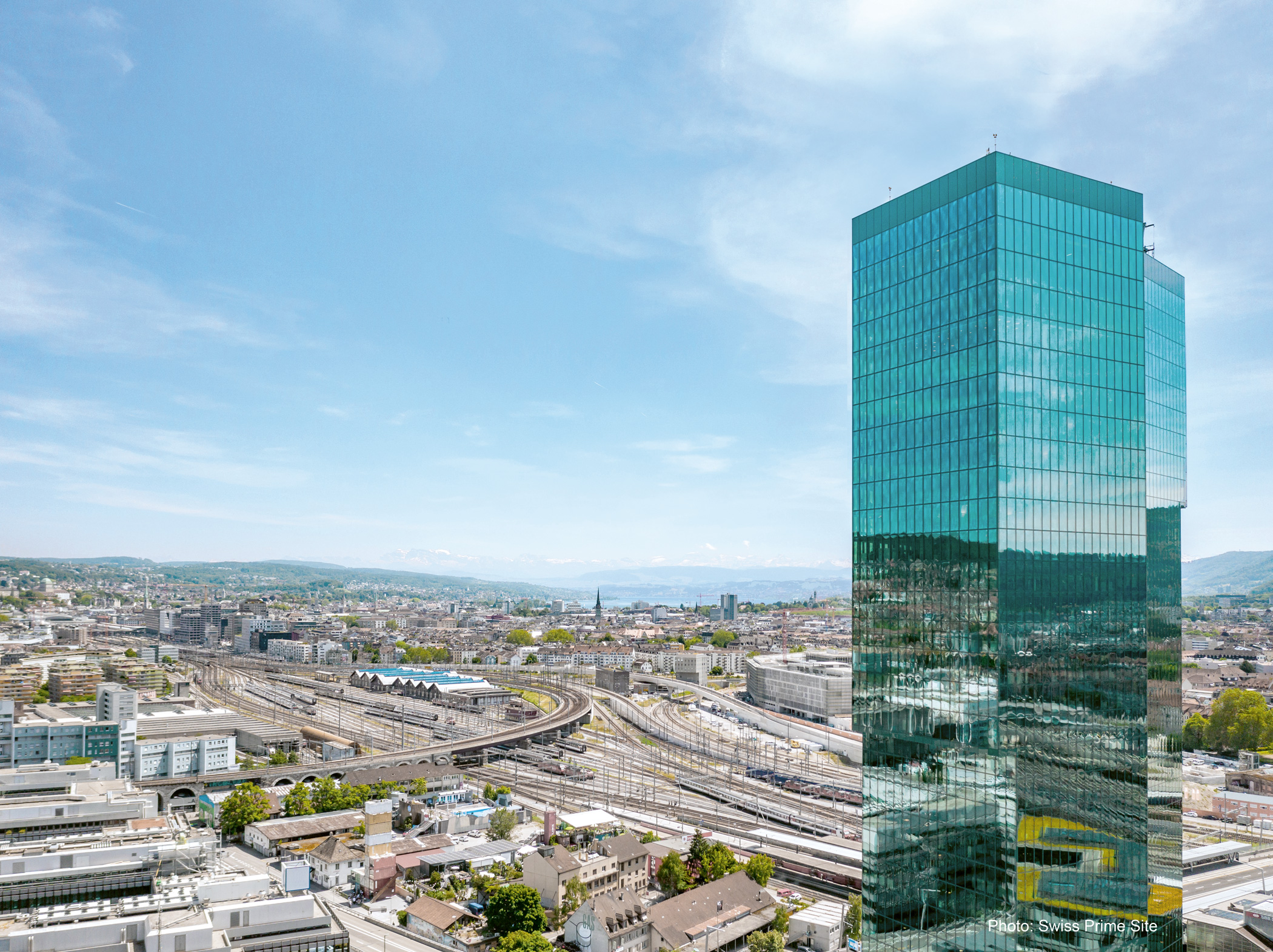 Prime Tower in Zürich is a sustainable trendsetter